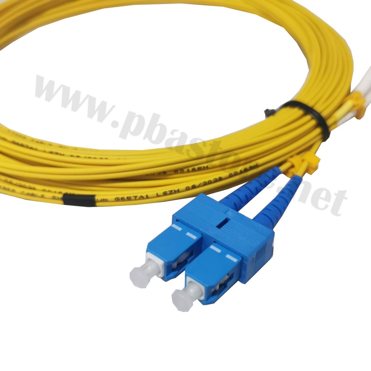 PATCH CORD FIBER 9/125 SC/UPC-LC/UPC SM-DX G657A1 2.0MM 10M สายไฟเบอร์เข้าหัวสำเร็จรูปชนิด SC ...